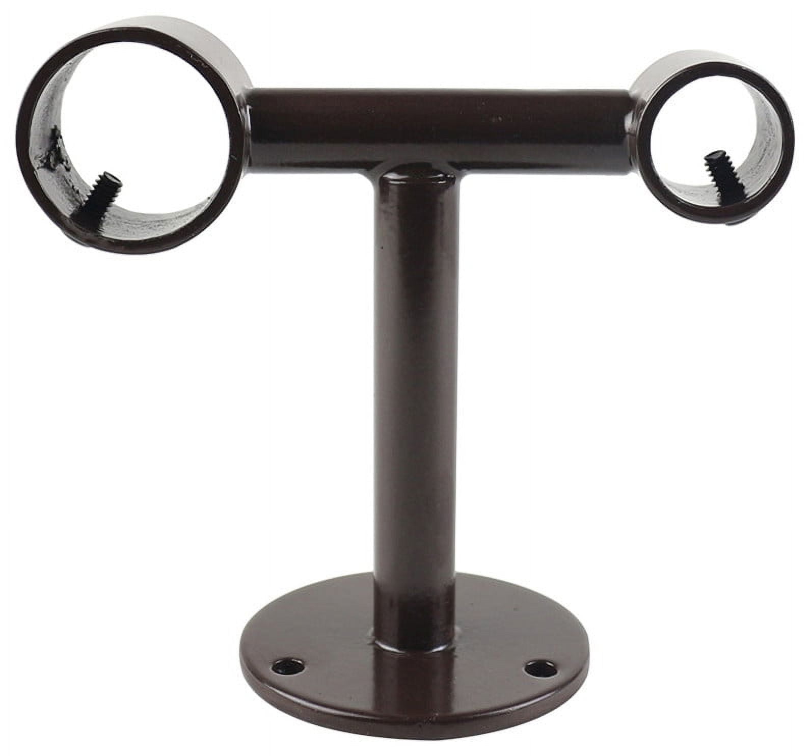 Urbanest Double Curtain Rod Bracket – Non-Adjustable Wall&Ceiling Mount ...