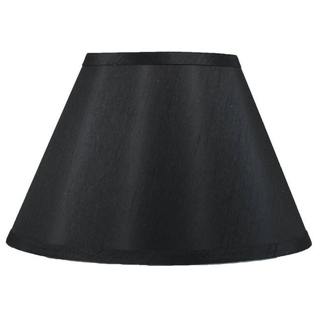 Urbanest Faux Silk Lamp Shade, 12-inch, Black - Walmart.com