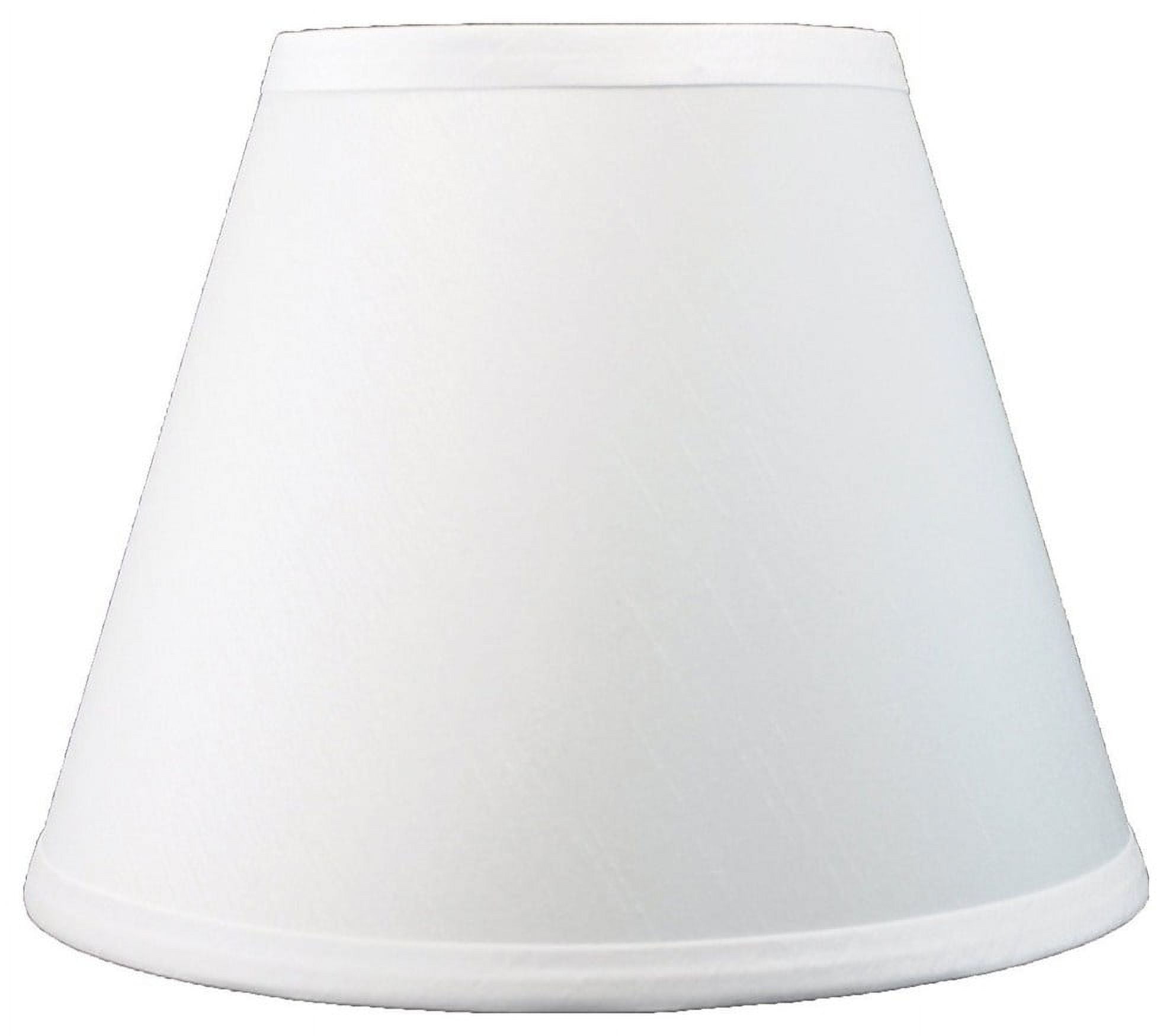 Urbanest Hardback Faux Silk Coolie Lamp Shade ,Faux Silk, 5x9x7", Off ...