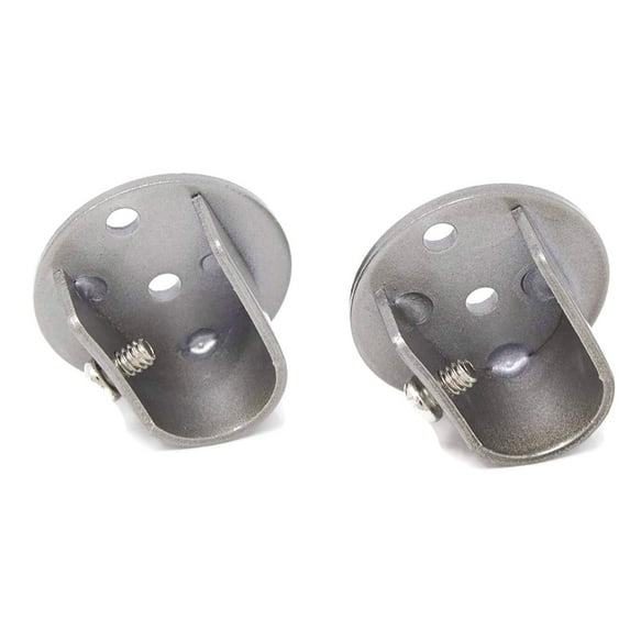 Urbanest Inside Mount Brackets for 5/8" and 3/4" Rods, Pewter, Set of 2 ...