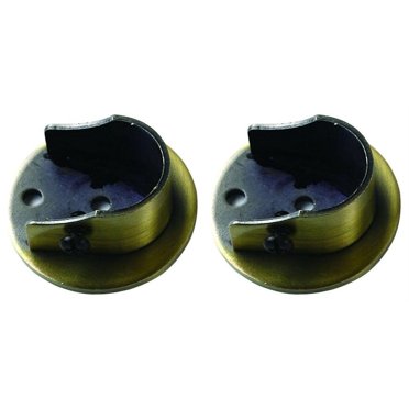 Urbanest Ceiling/Wall Brackets for 1" or 7/8" Curtain Rod, Black ...