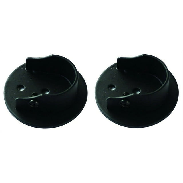 Urbanest Inside Mount Brackets for 7/8"-1" Rods, Black, Set of 2 ...