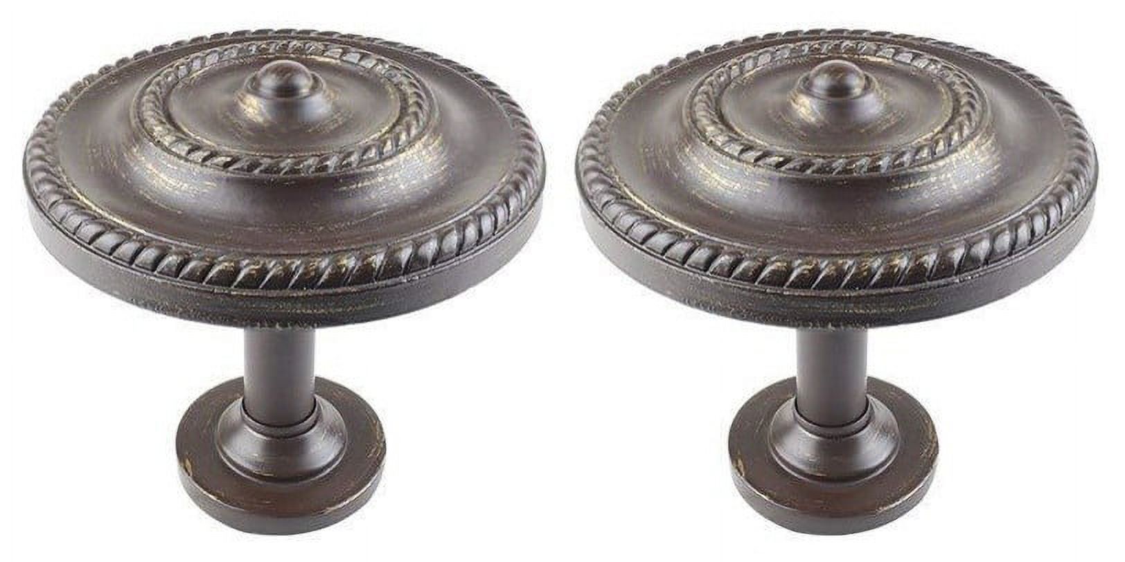 Urbanest Large Rope Holdback Medallion, Bronze With Gold, Set of 2 ...