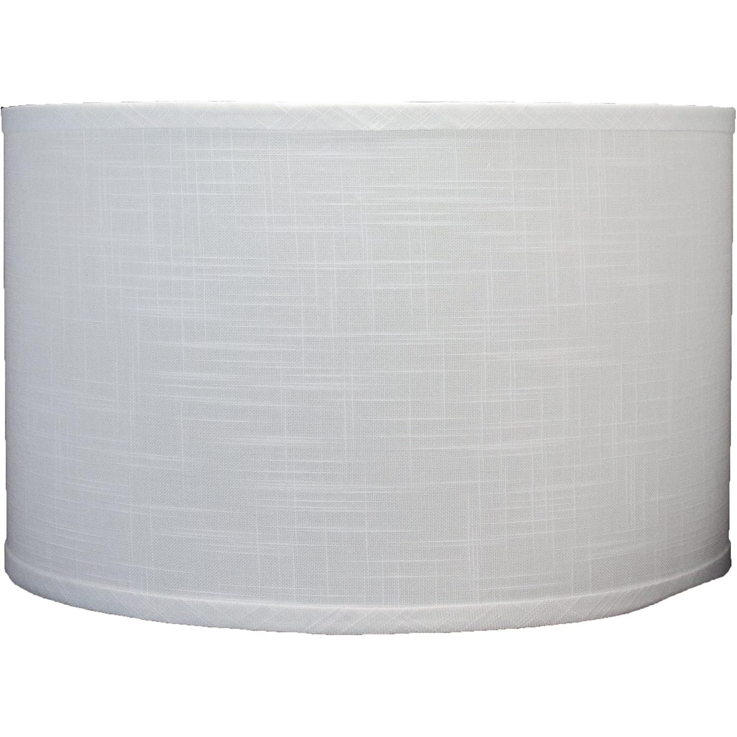 Urbanest Linen Drum Lamp Shade, 16-inch by 16-inch by 10-inch, Off ...