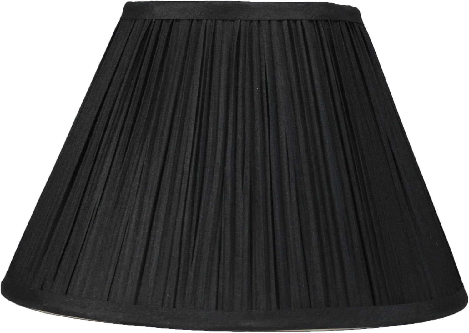 Urbanest Mushroom Pleated Softback Lamp Shade, Faux Silk, 12-inch ...