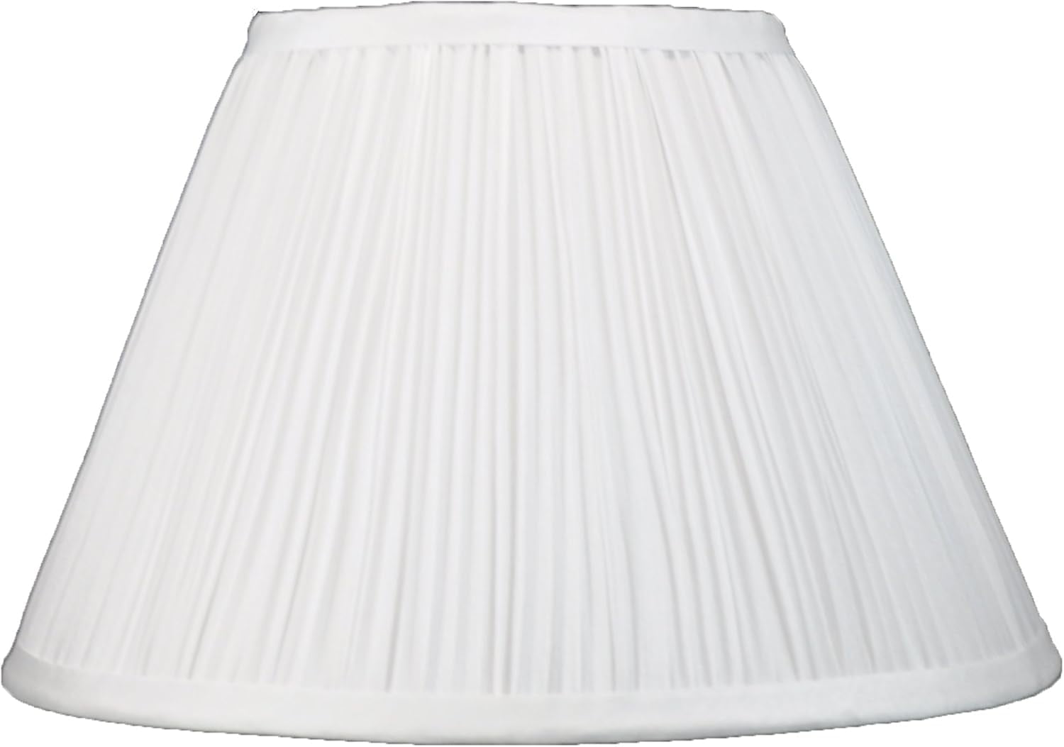 Urbanest Mushroom Pleated Softback Lamp Shade, Faux Silk, 12-inch ...