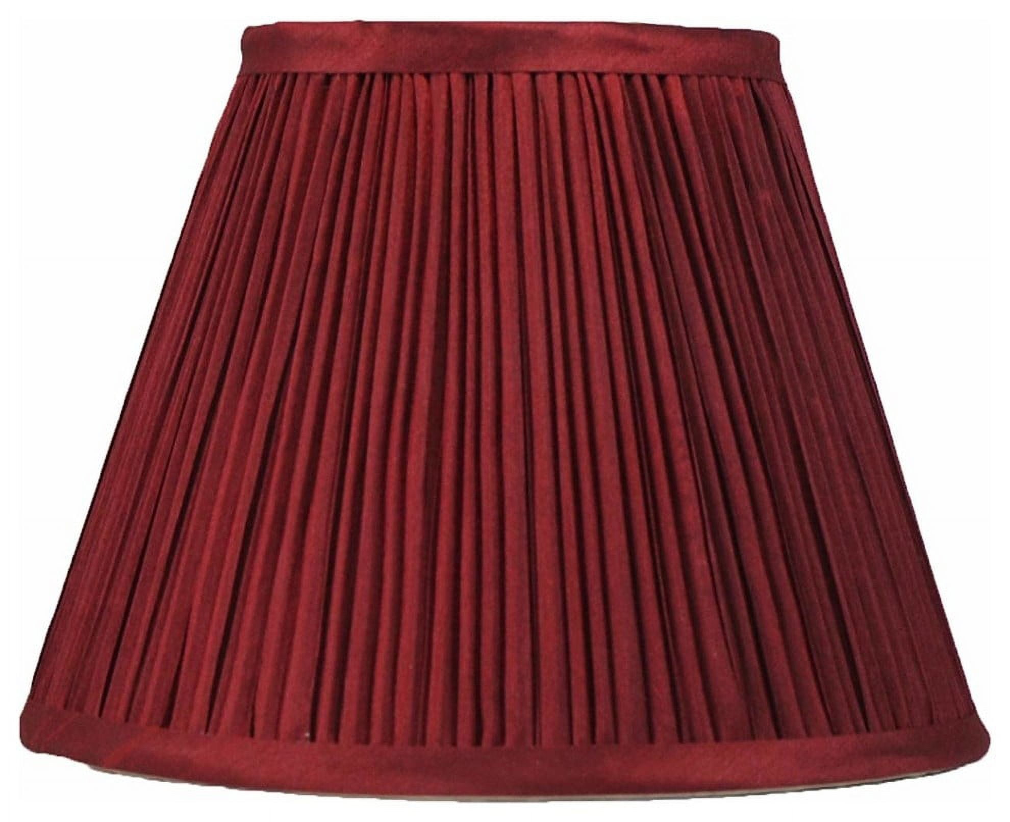 Urbanest Mushroom Pleated Softback Lamp Shade, Faux Silk, 5-inch by 9 ...