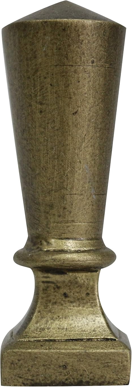 Urbanest Olivet Lamp Finial – 2-1/2 Inch Tall, Antique Gold– Decorative ...
