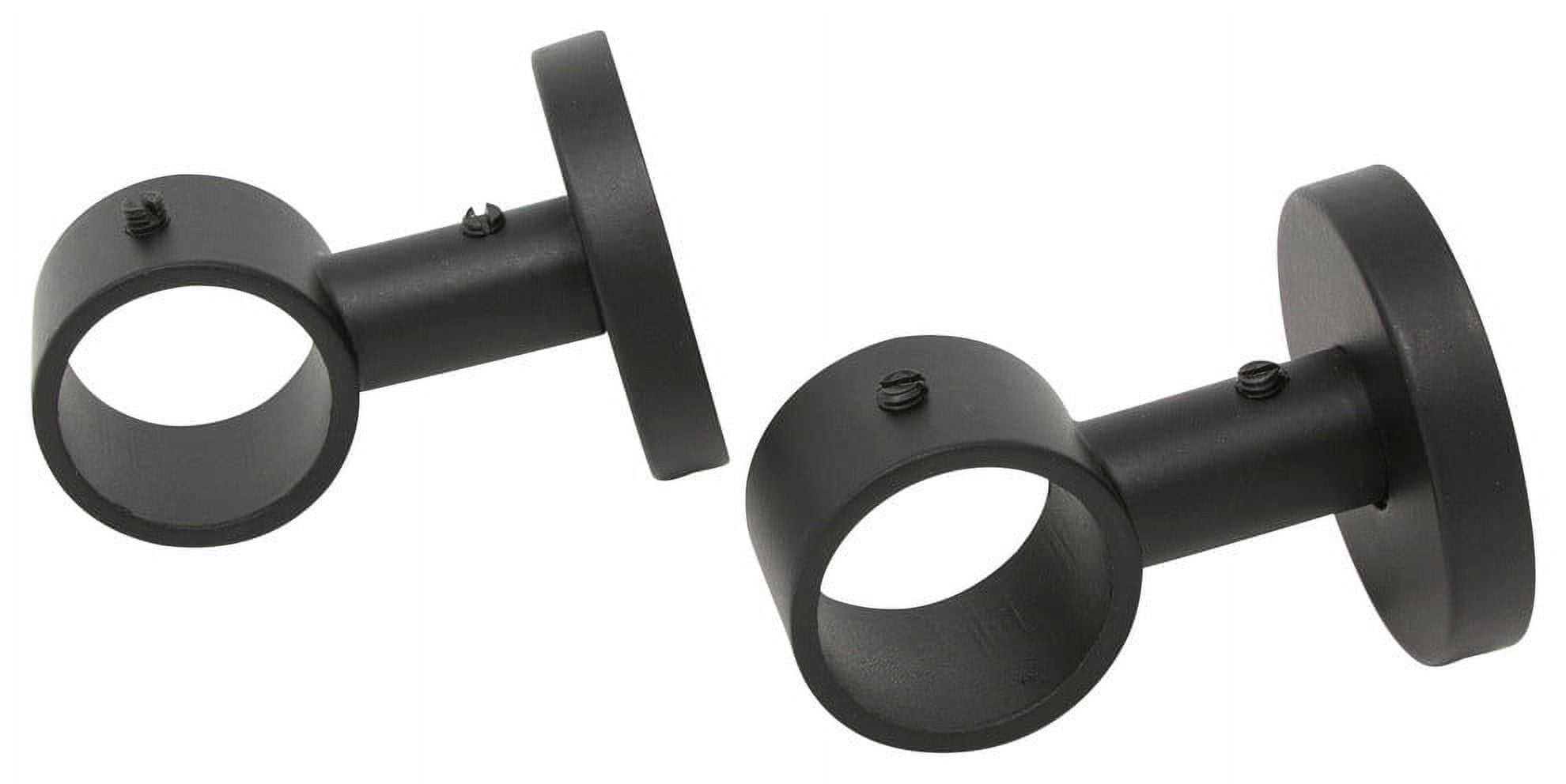 "Urbanest Ceiling-Wall Curtain Rod Mount Brackets, Fits 1 1/8"" Rod ...