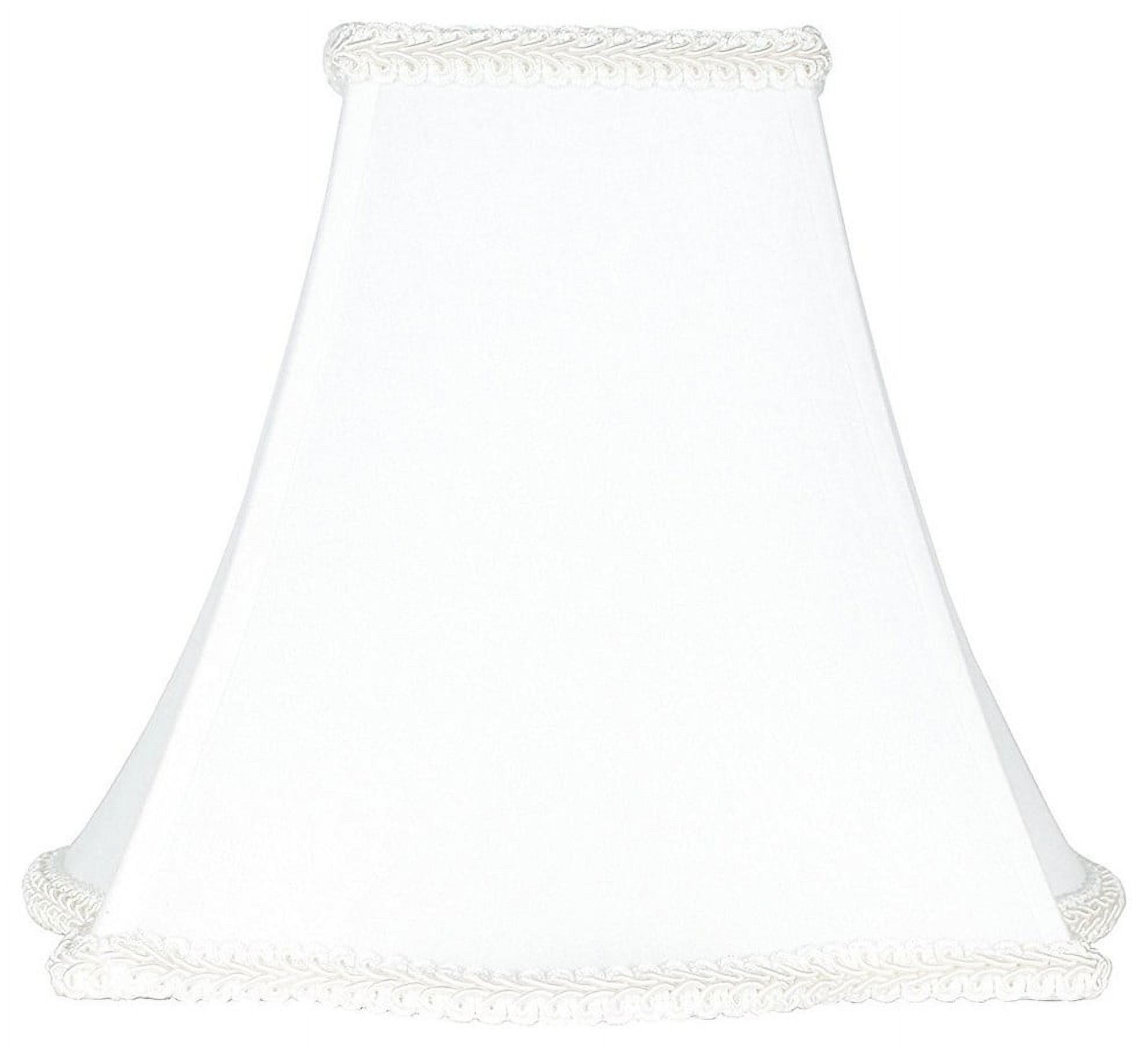 Urbanest Handmade Faux Silk Square Spider Scalloped Box Lamp Shade ...