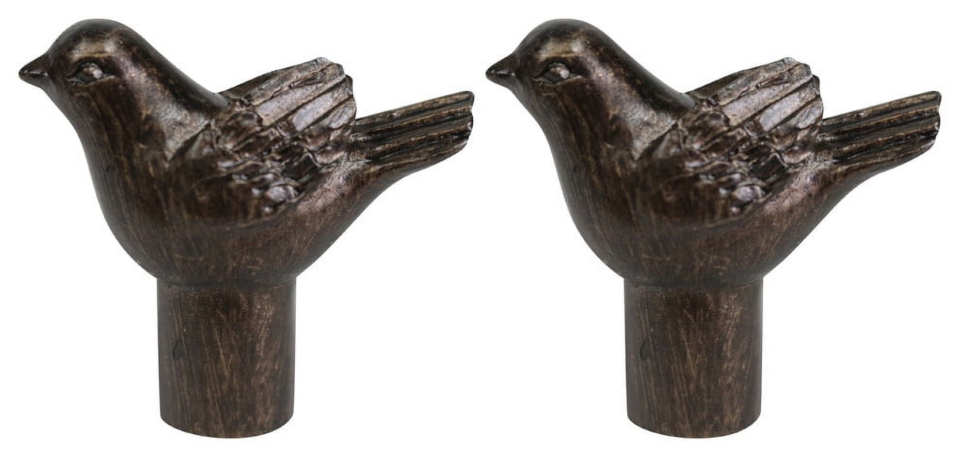 Urbanest Set of 2 Bird Lamp Finials, 1 3/4