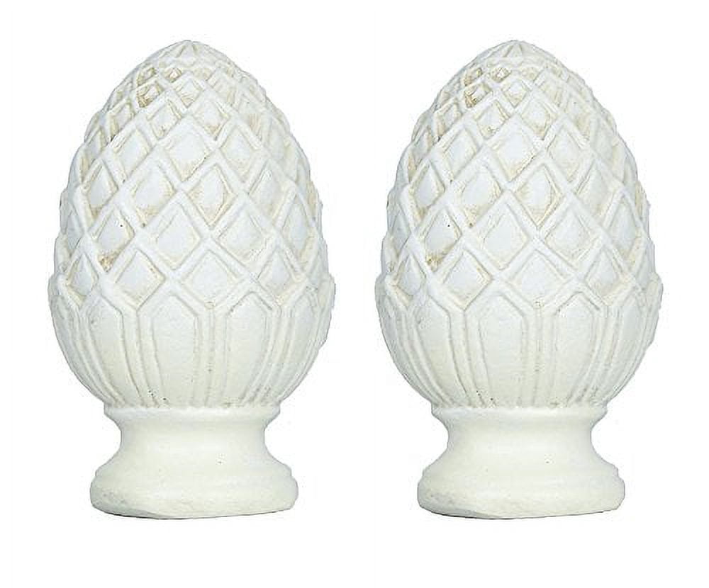 Urbanest Set of 2 Pineapple Lamp Finials, 2-inch Tall, Bronze with Gold ...
