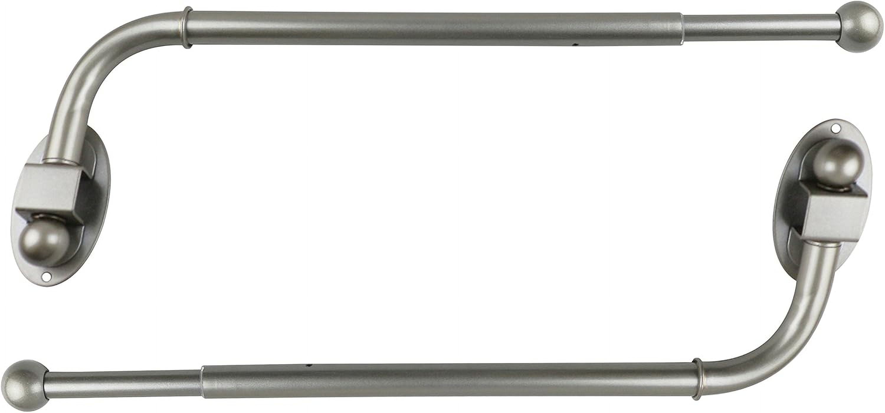 Urbanest Set of 2 Swing Arm Rods, 3/4-inch Diameter, 14-inch to 24-inch ...