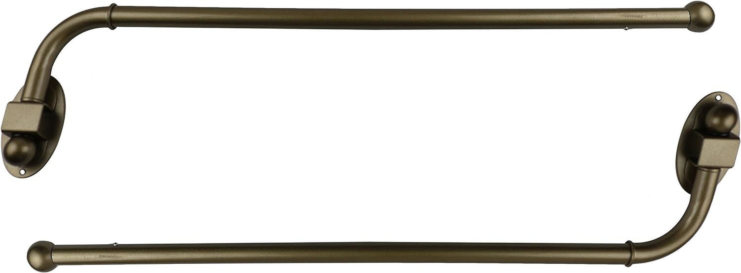 Urbanest Set of 2 Swing Arm Rods, 3/4-inch Diameter, 24-inch to 38-inch ...