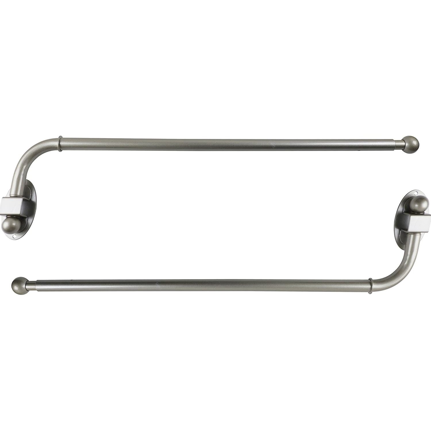 Urbanest Set of 2 Swing Arm Rods, 3/4-inch Diameter, 24-inch to 38-inch ...