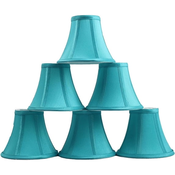 Urbanest Silk Softback Bell Chandelier Shade, 3″ Top × 6″ Bottom × 5 ...