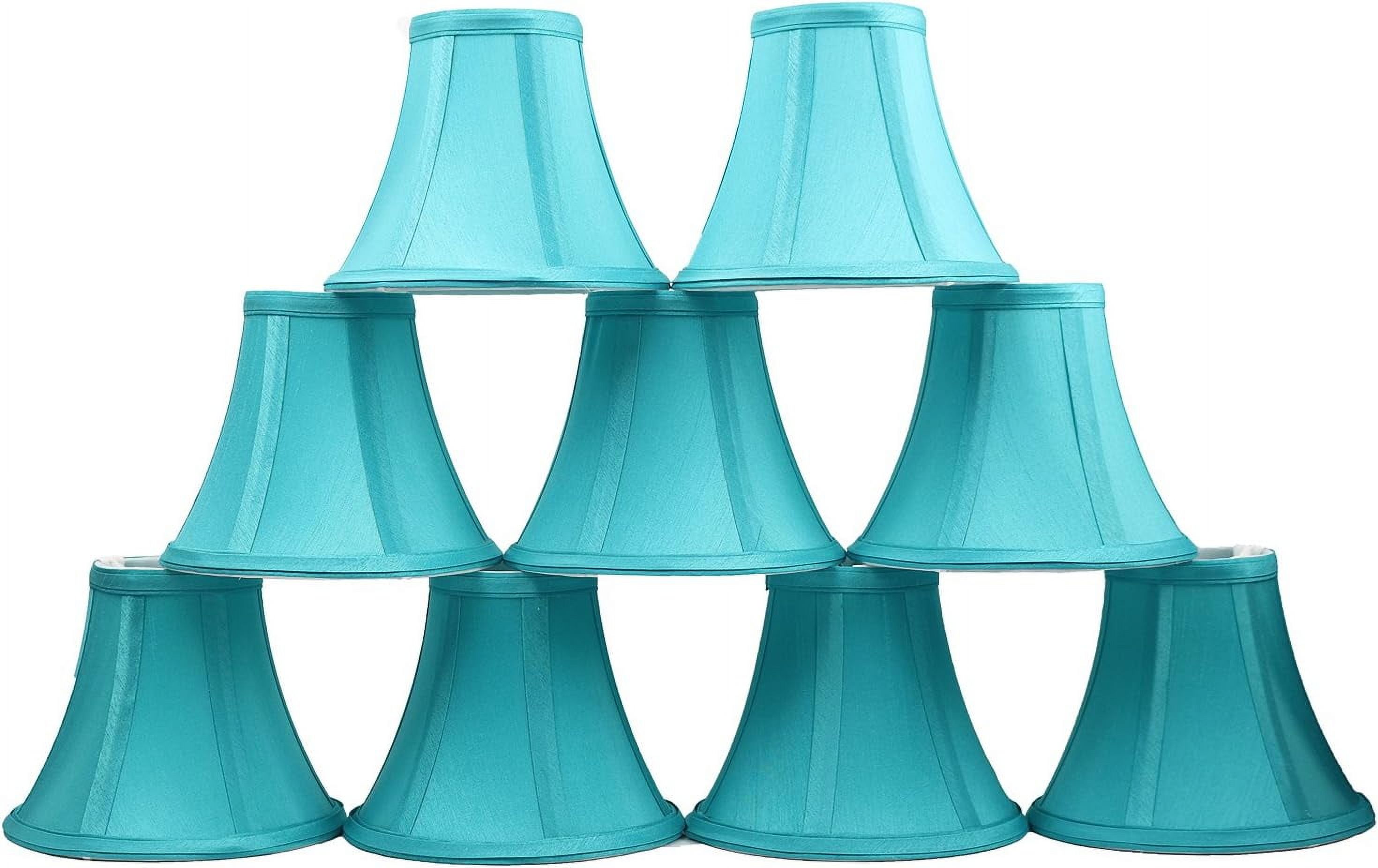 Urbanest Silk Softback Bell Chandelier Shade, 3″ Top × 6″ Bottom × 5 ...