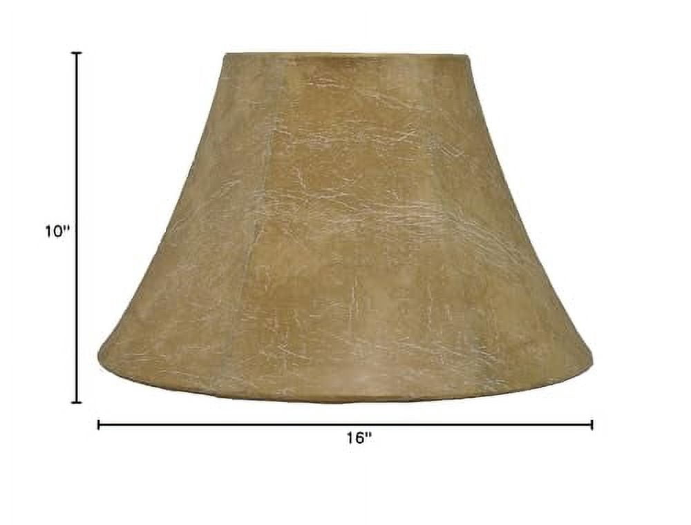 Urbanest Softback Bell Lampshade, Faux Leather, 16-inch Bottom Diameter ...