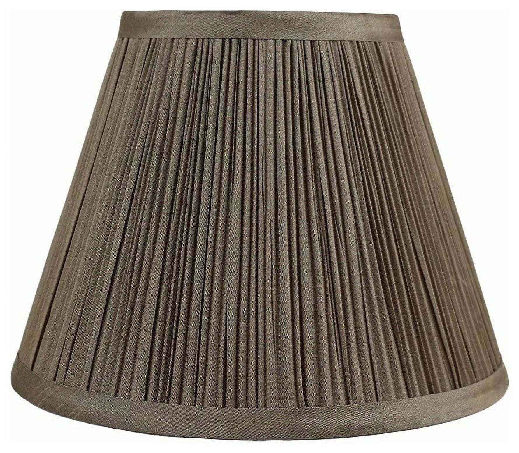 Urbanest Softback Mushroom Pleated Lamp Shade, 5x9x7", Golden Taupe ...