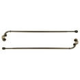 Urbanest Swing Arm Curtain Rods, Extend Small Window, 24"-38", Antique ...