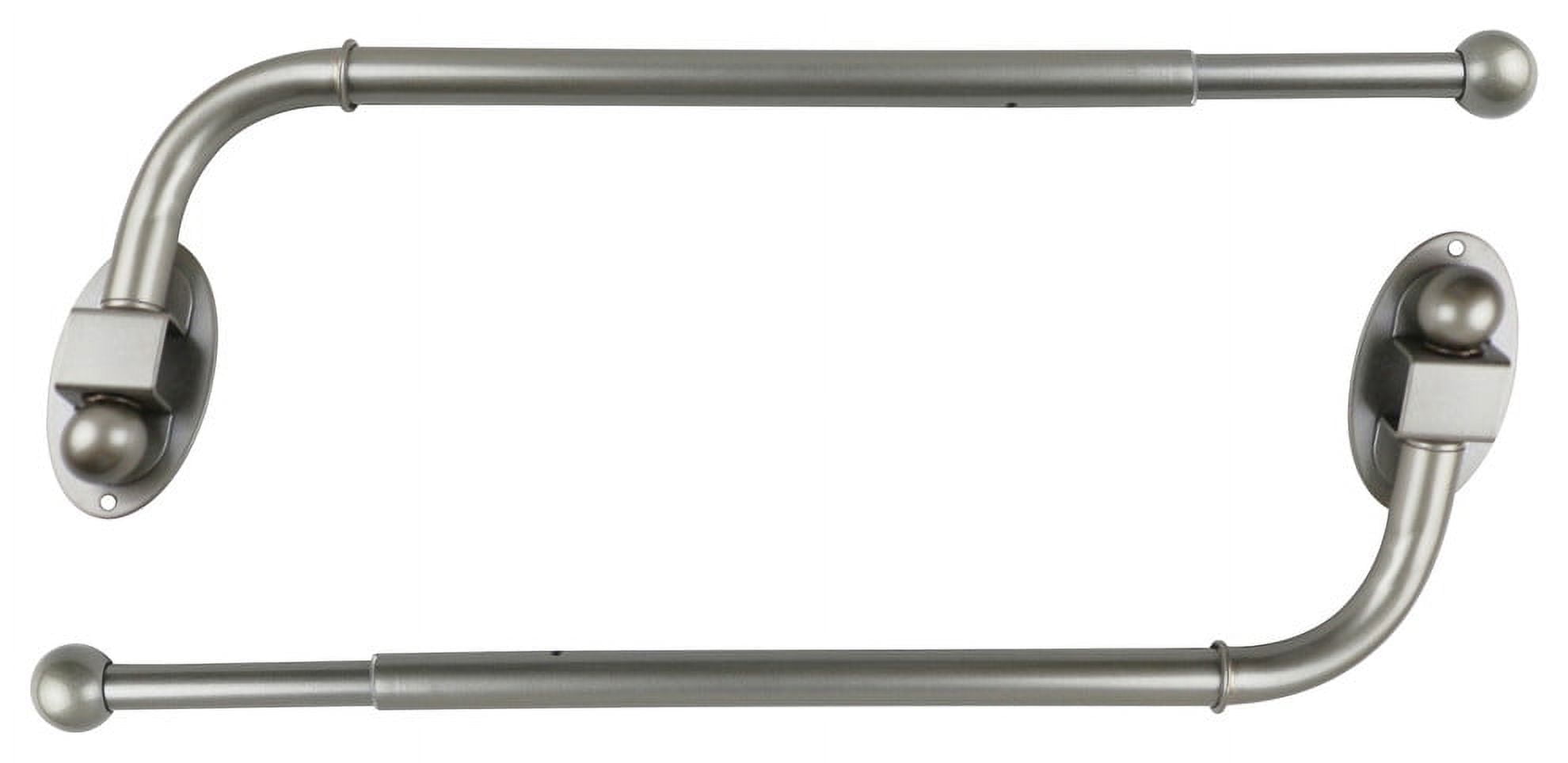 Urbanest Swing Arm Rods, 3/4", 14"-24", Pewter, Set of 2 - Walmart.com