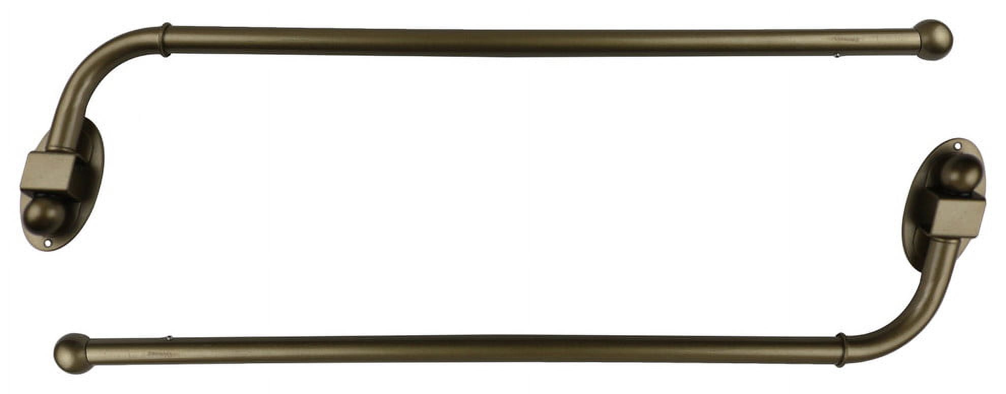 Urbanest Swing Arm Rods, 3/4", 24"-38", Antique Gold, Set of 2 ...