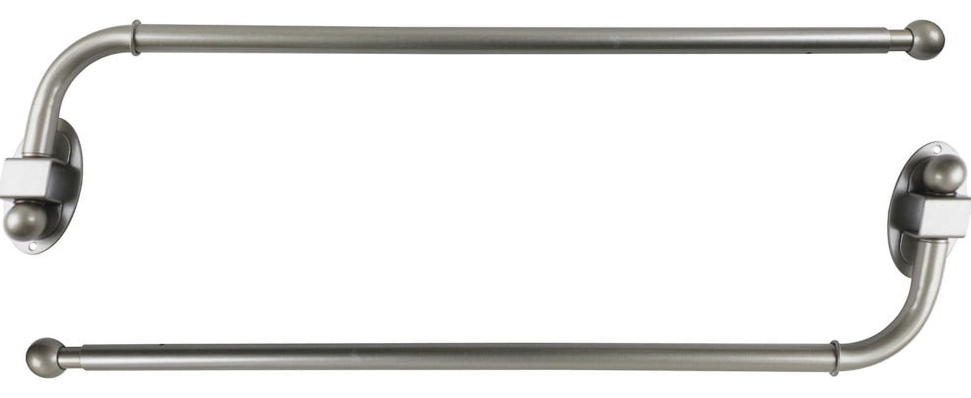 Urbanest Swing Arm Rods, 3/4", 24"-38", Pewter, Set of 2 - Walmart.com
