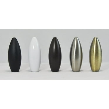 Urbanest Urbanest Cylinder Lamp Finial, 2/3", Brushed Nickel - Walmart.com