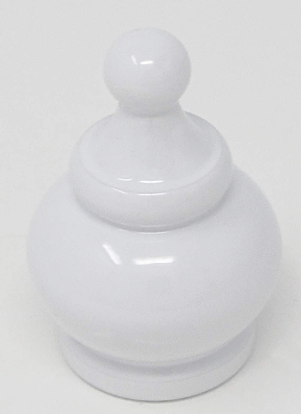 Urbanest Crown Lamp Finial –2 Inch Tall, Glossy White – Decorative Lamp ...