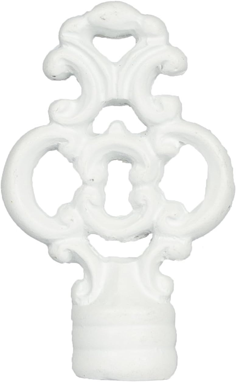 Urbanest Key Lamp Finial – 2-3/8 Inch Tall, Matte White – Decorative ...