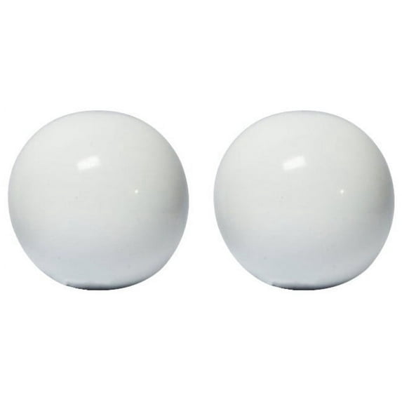 Urbanest Ball Lamp Finial – 1-1/4 Inch Tall, Glossy White – Decorative ...