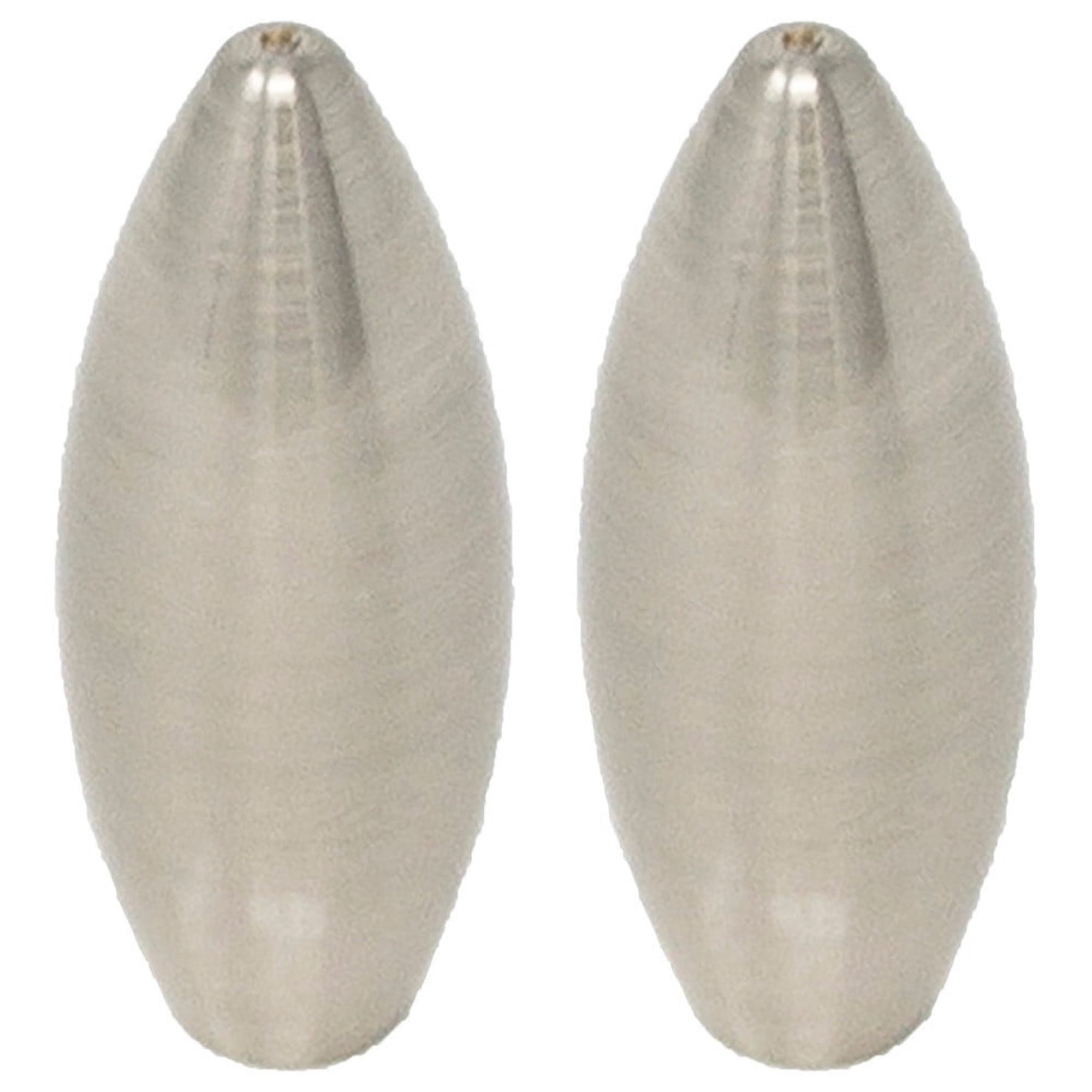 Urbanest Bullet Lamp Finial – 2 Inch Tall, Brushed Steel – Decorative ...