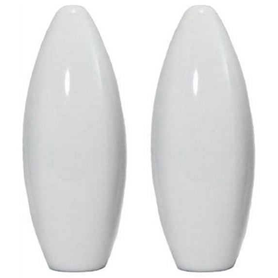 Urbanest Bullet Lamp Finial – 2 Inch Tall, Glossy White – Decorative ...