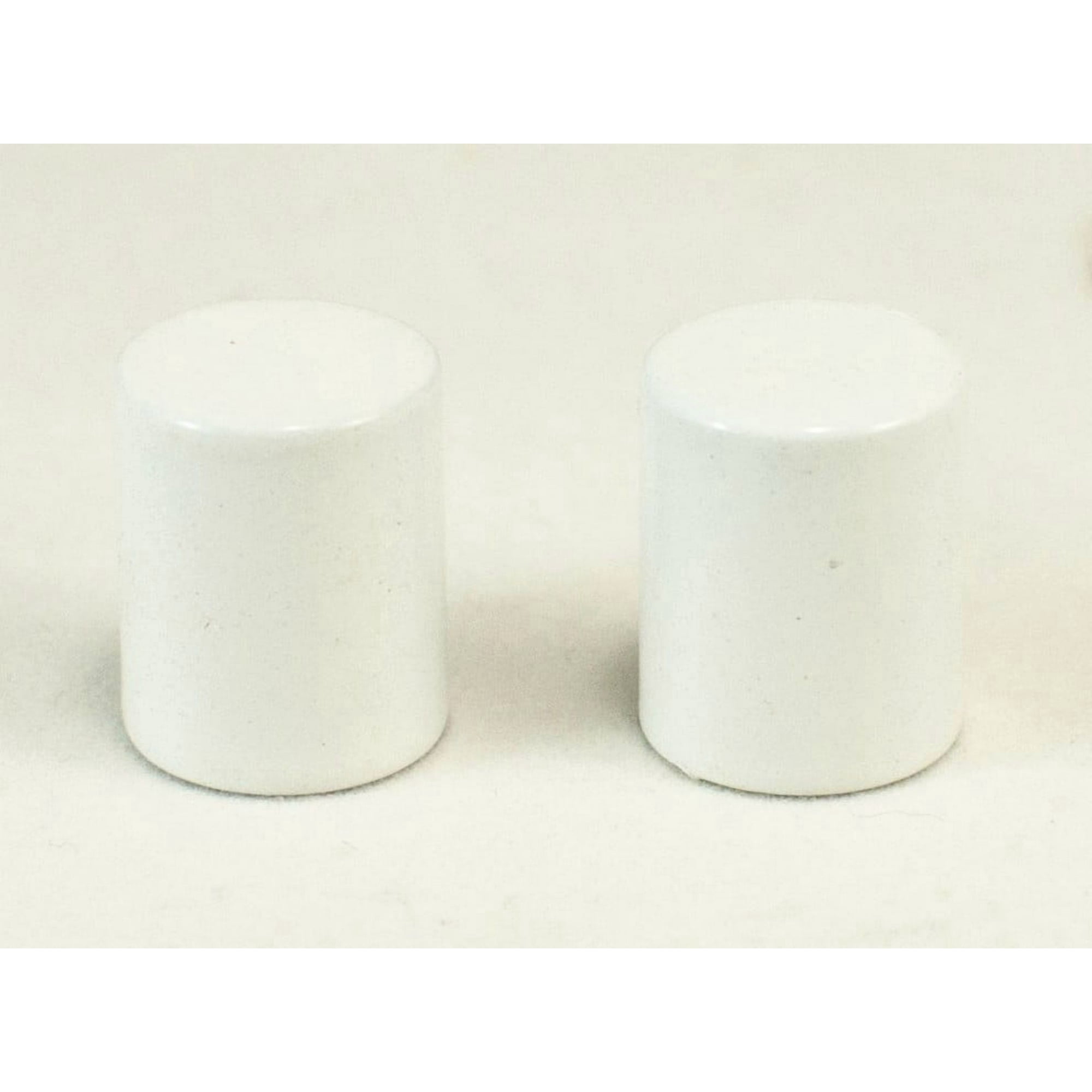 Urbanest Cylinder Lamp Finial – 5/8 Inch Tall, Glossy White ...