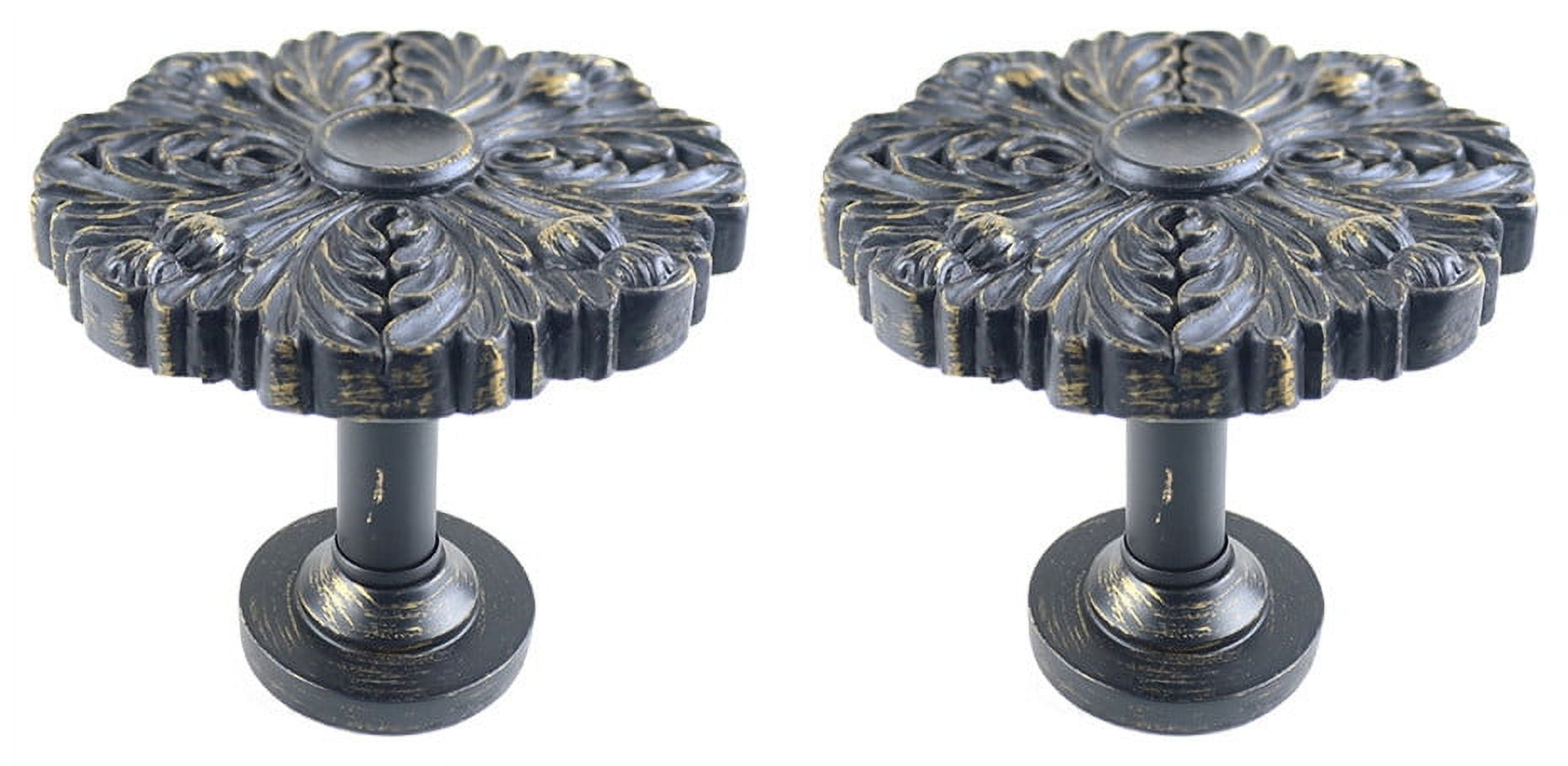 Urbanest Medallion Curtain Holdback – Elegant Drapery Tieback ...