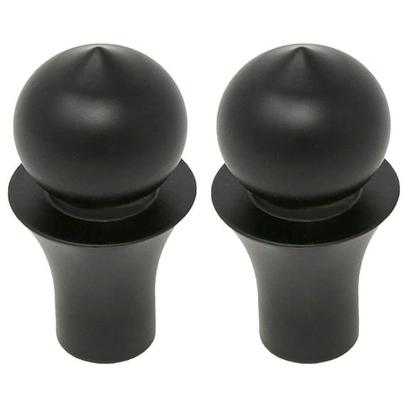 Urbanest Toledo Lamp Finial – 2 1/16 Inch Tall, Black – Decorative Lamp ...