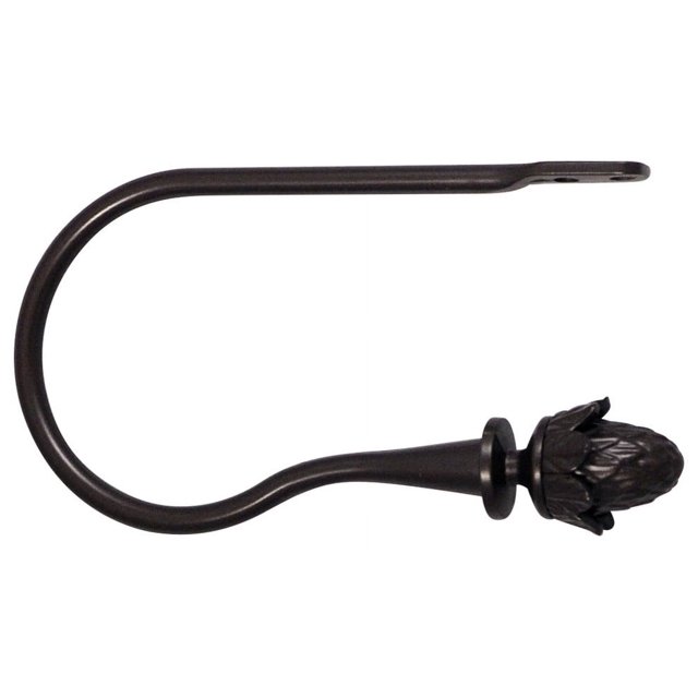 Urbanest Zinc Acorn Window Curtain Holdback, 5 3/8"x3", Bronze ...