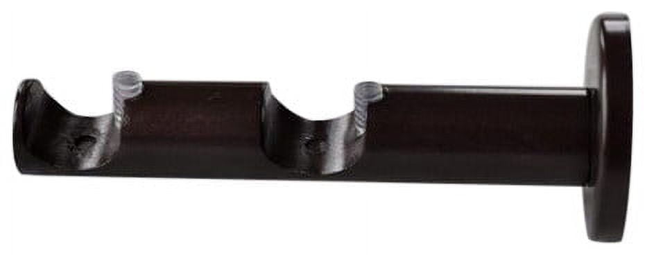 Urbanest Double Curtain Rod Bracket – Non-Adjustable Wall Mount Drapery ...
