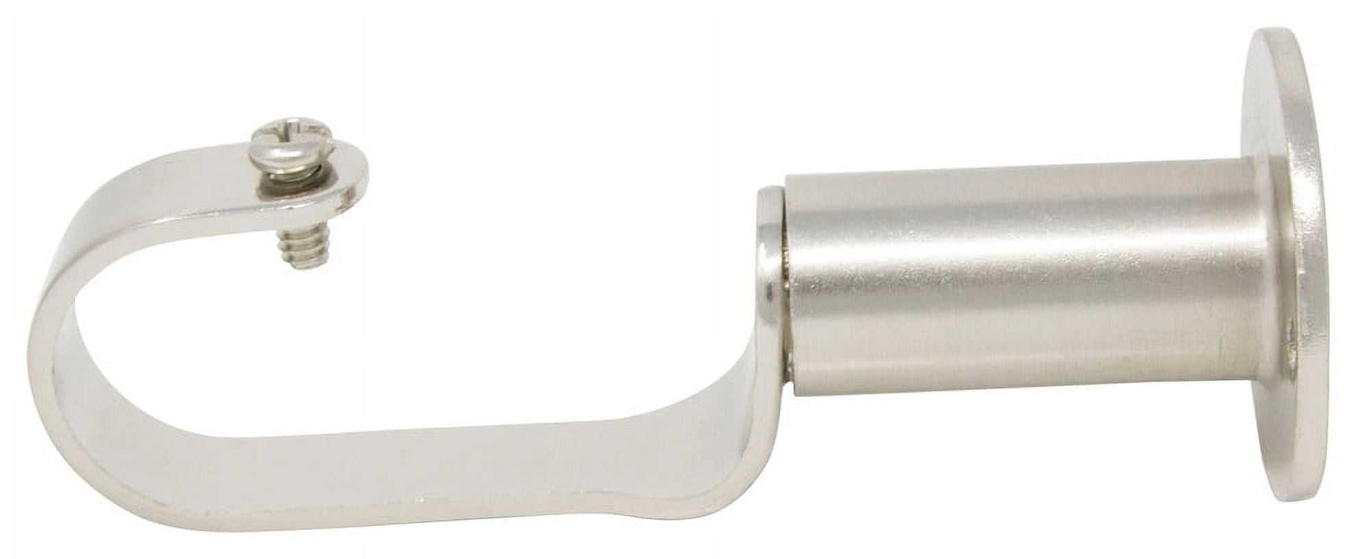 Urbanest Zinc Steel Adjustable Bracket 1" Rod, Brushed Steel - Walmart.com