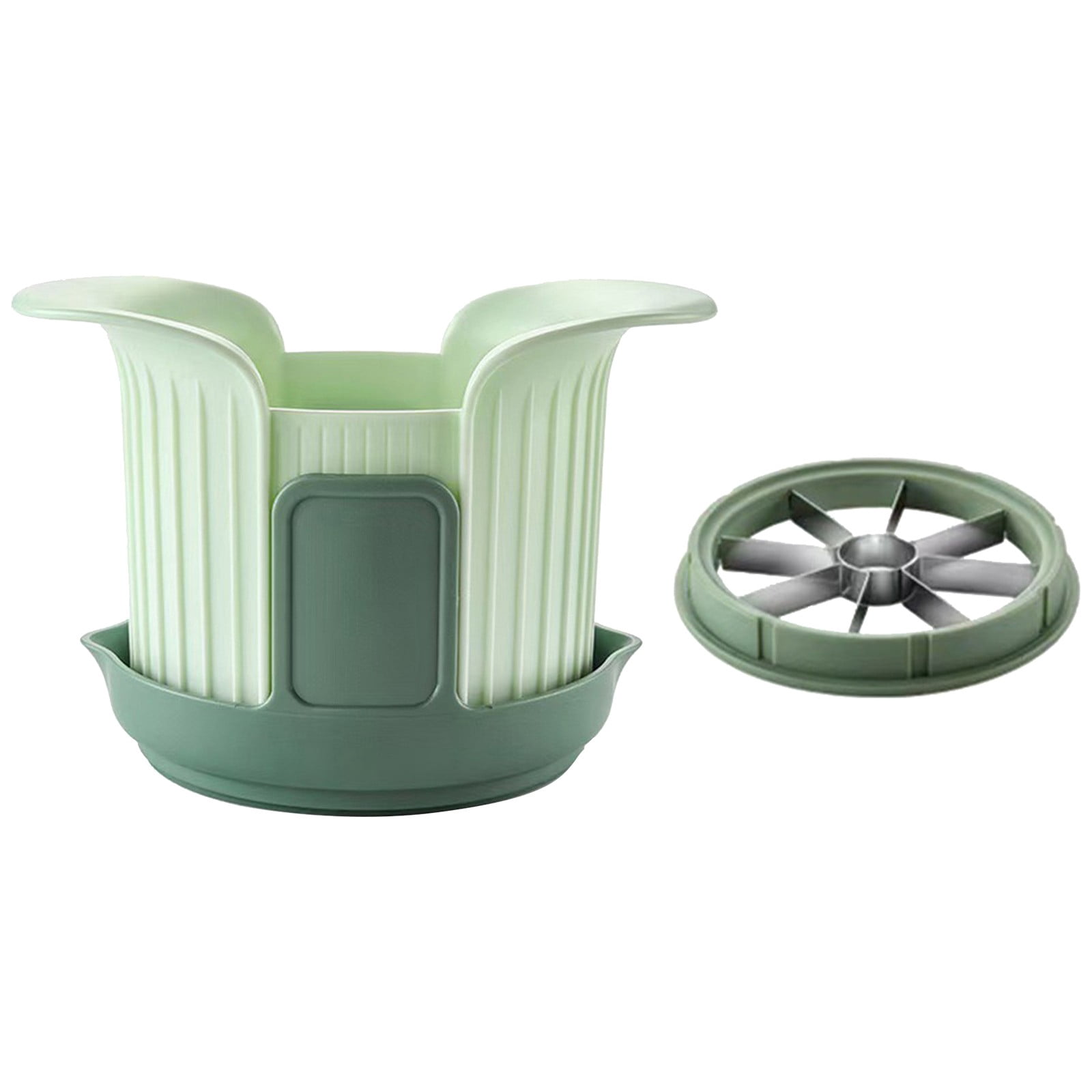 Urbanw Stainless Steel Slicer And Corer, 8-Slice Fruit Vegetable Cutter ...