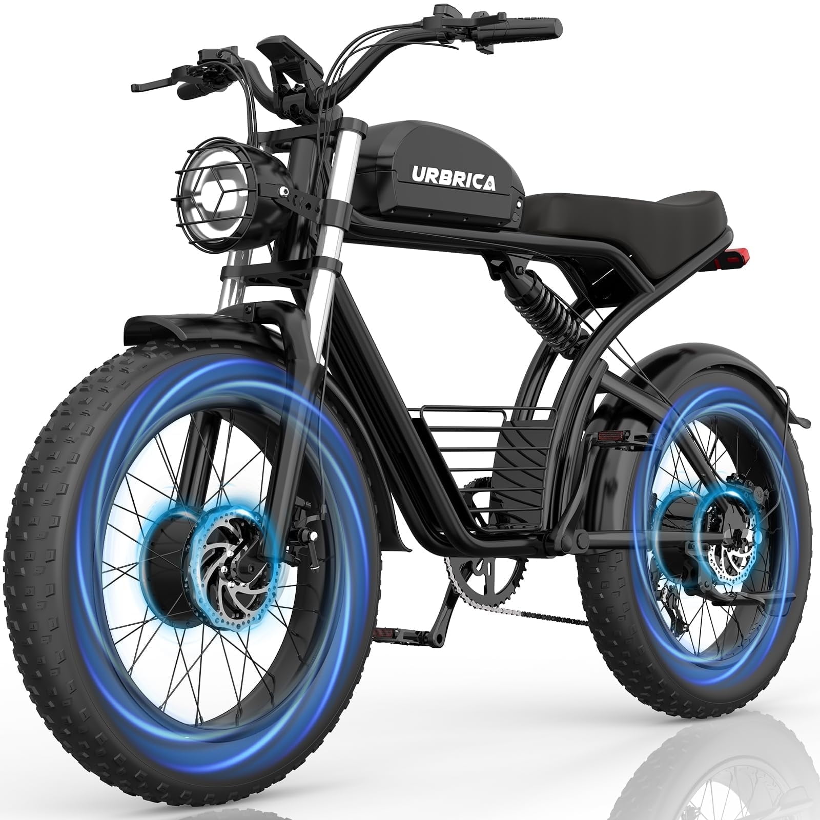 Urbrica Electric Bike for Adults, 1500W/3000W 30-35MPH,48V 20/23AH, Max 75Miles Electric ...
