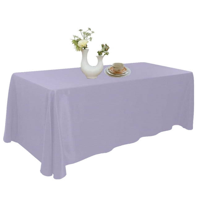 Urby 1pcs Lavender Rectangle Tablecloth Linen for Wedding, Party and ...