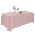 Urby 1pcs Pink Rectangle Tablecloth Linen for Wedding, Party and Events ...