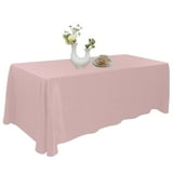 Urby 1pcs Pink Rectangle Tablecloth Linen for Wedding, Party and Events ...