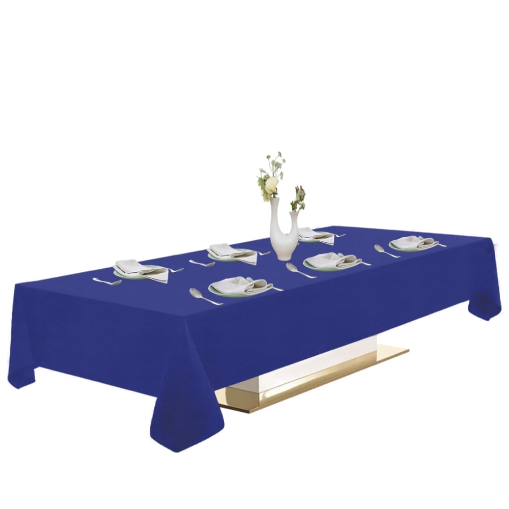 Urby 1pcs Royal Blue Rectangle Tablecloth Linen for Dining, Party and ...