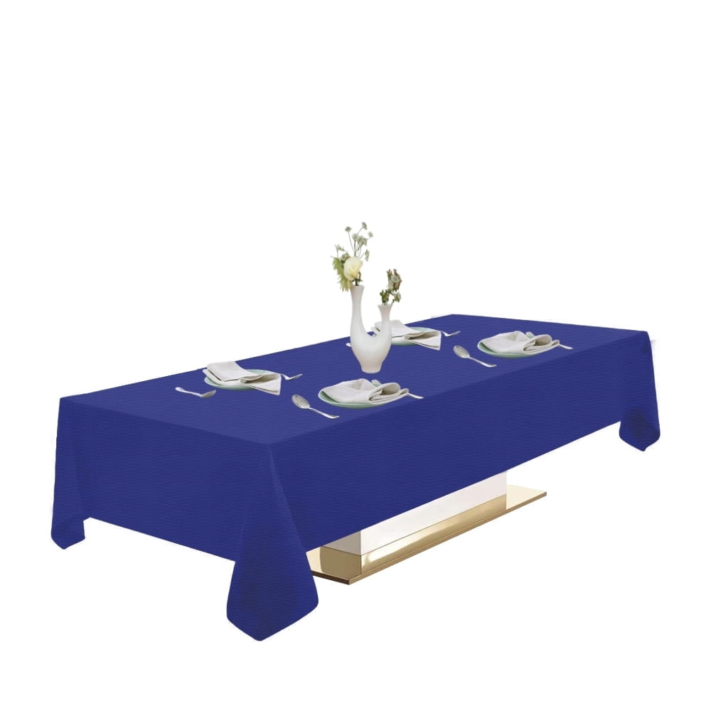 Urby 1pcs Royal Blue Rectangle Tablecloth Linen for Kitchen, Dining and ...