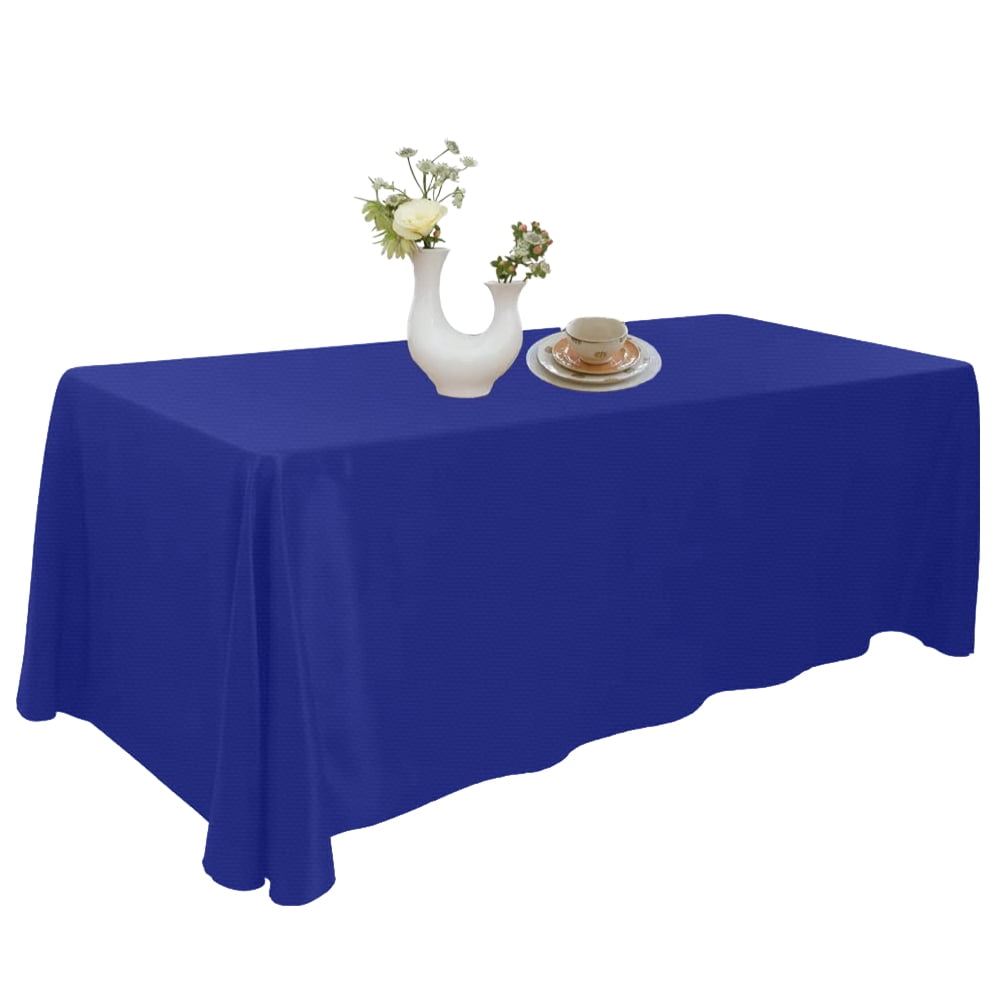 Urby Rectangular Tablecloth in Royal Blue for Events, Weddings, and ...