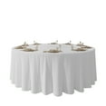 Urby 1pcs White Round Tablecloth Extra Large for Party and Events ...