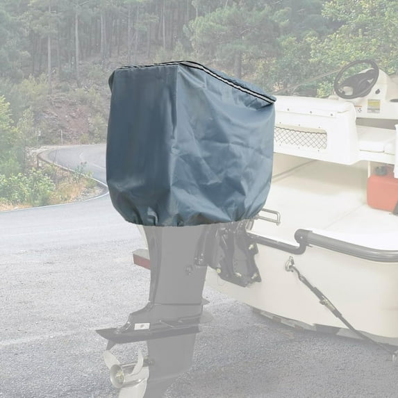 Urby Boat Motor Covers, Top Only Outboard Motor Cover Made with Reversible (Grey/Silver ...