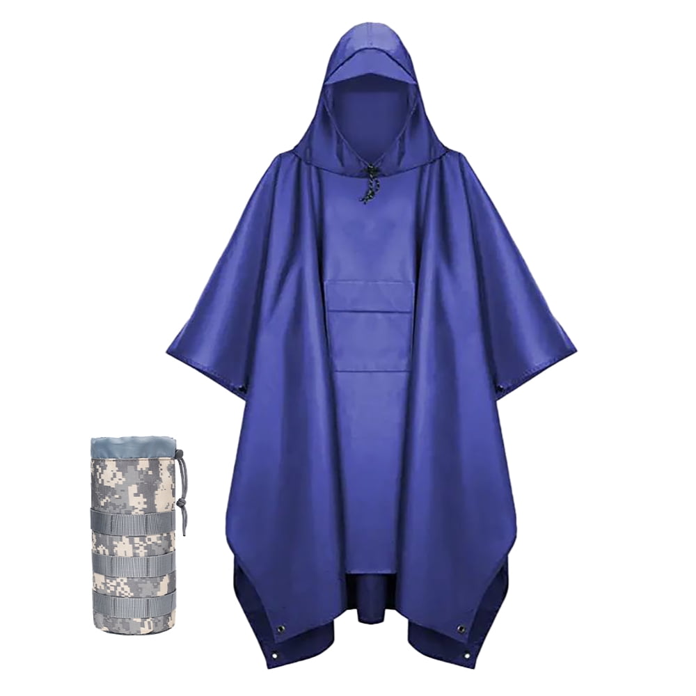 Urby Plus Size Adult Rain Poncho with Hood, Poncho Para Lluvia ...